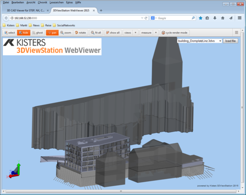 Preview: Kisters WebViewer version 2015