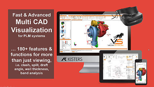 Kisters 3DViewStation - Multi CAD visualization for PLM and other leading systems